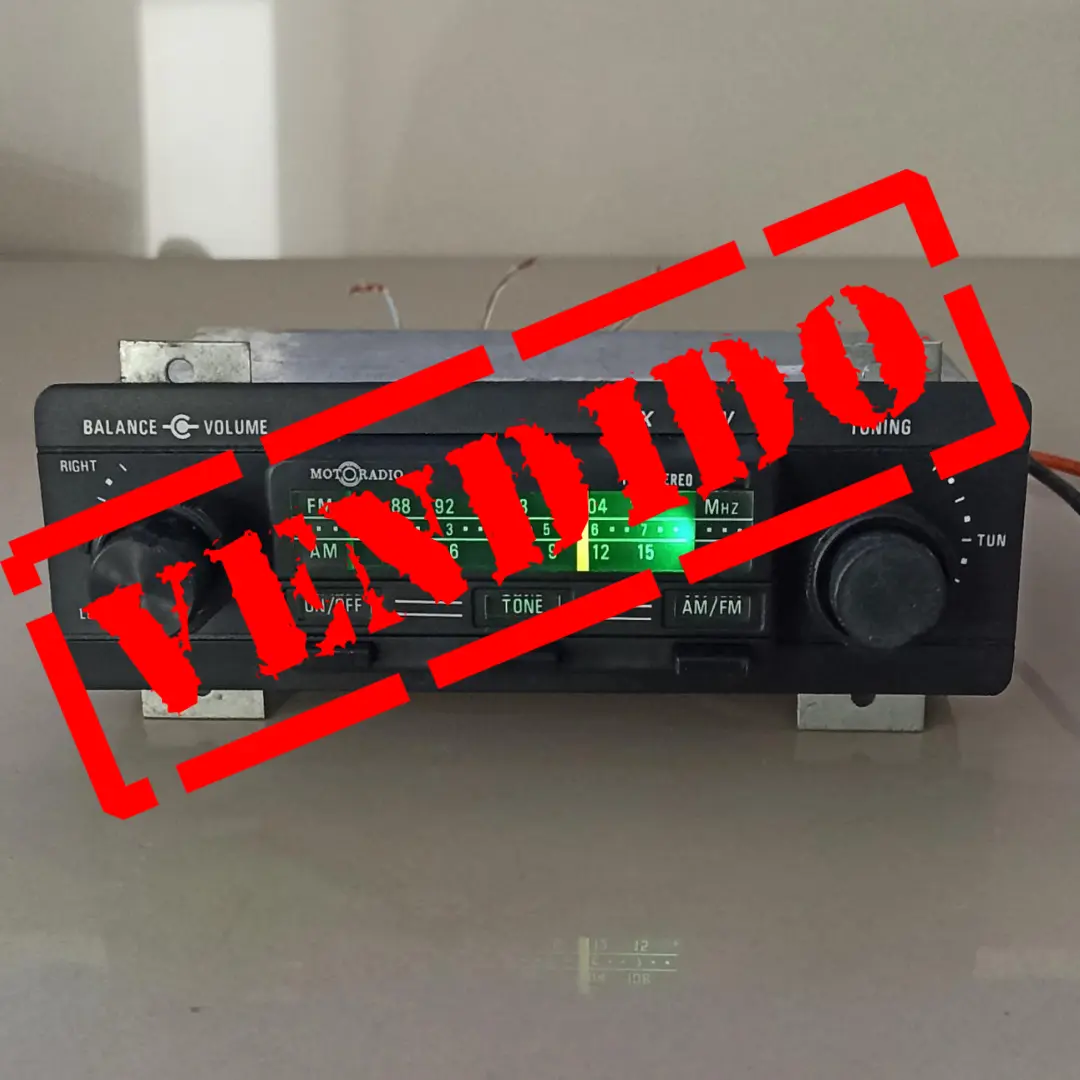 Rádio Motoradio Spix - 100% Revisado, FM/AM, 2x25w RMS